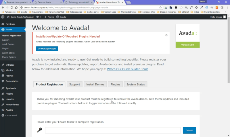Instalar y Actualizar Avada 5.0. Te explico todo el proceso